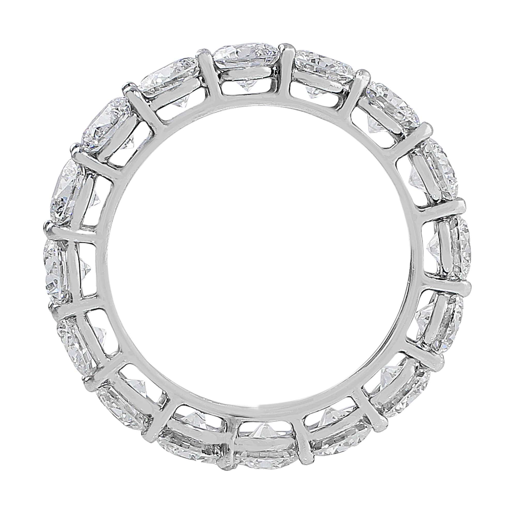 Rivière Platinum 4ct Diamond Eternity Band – CJ Charles Jewelers
