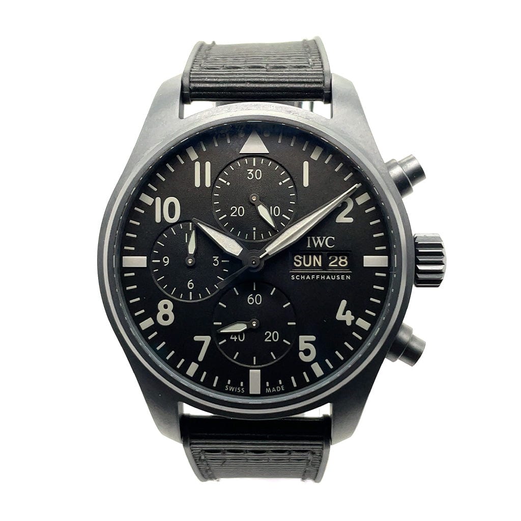 IWC Pilot’s Watch Chronograph 41 Top Gun Ceratanium IW388106 - Certifi ...